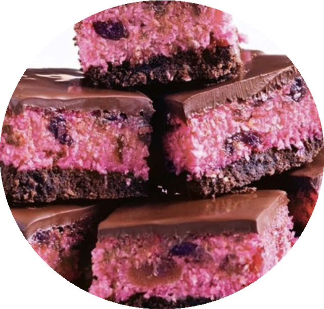 Cherry ripe slice – Nagev